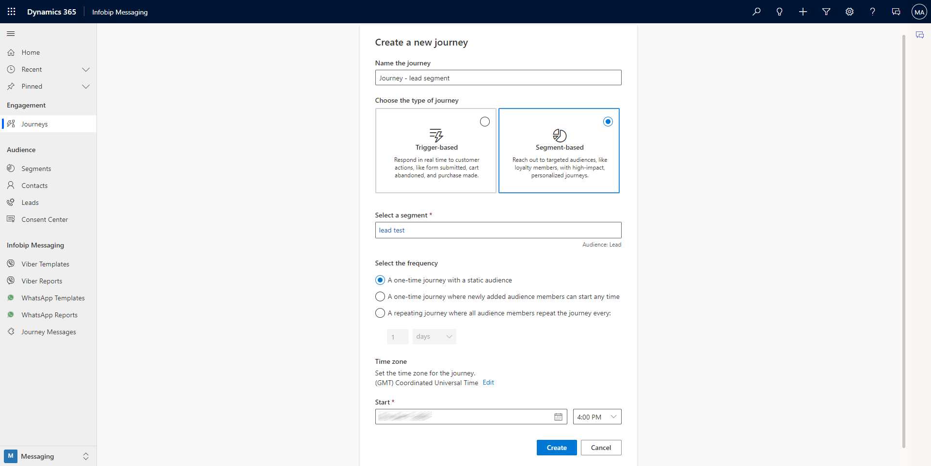 Microsoft Dynamics 365 Customer Insights messaging