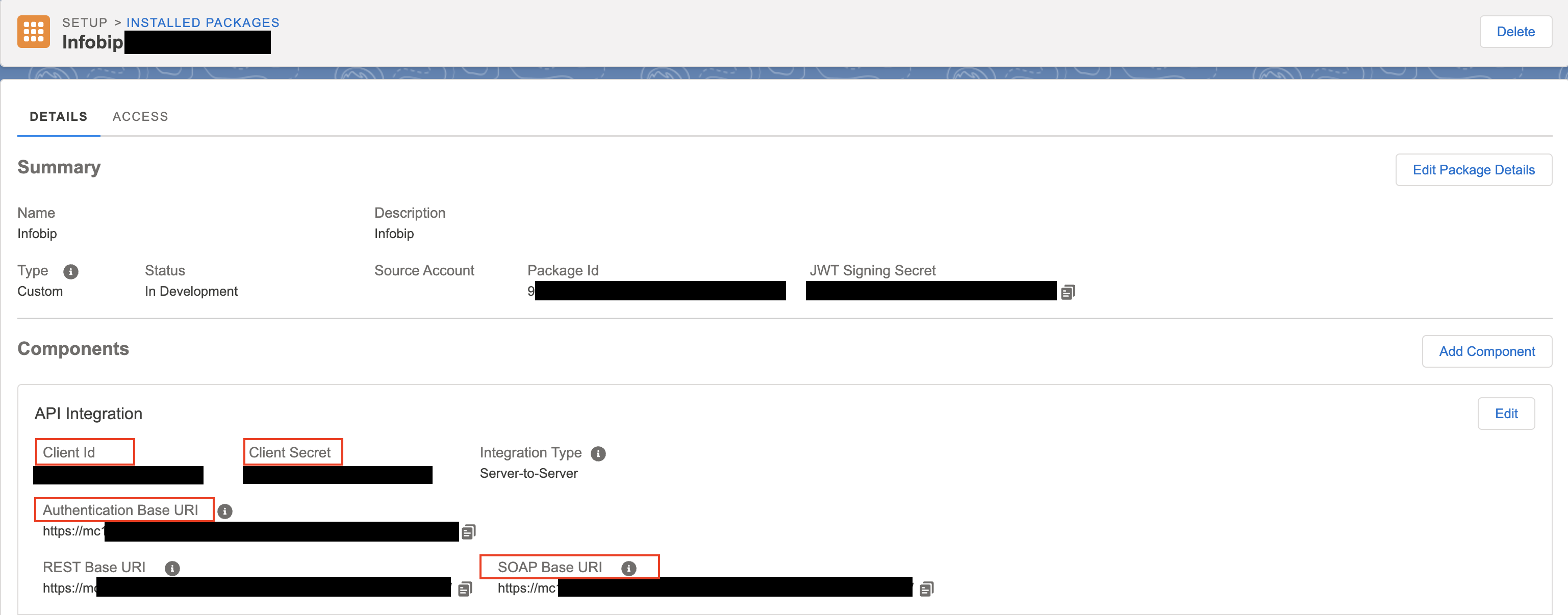 Salesforce Marketing Cloud messaging