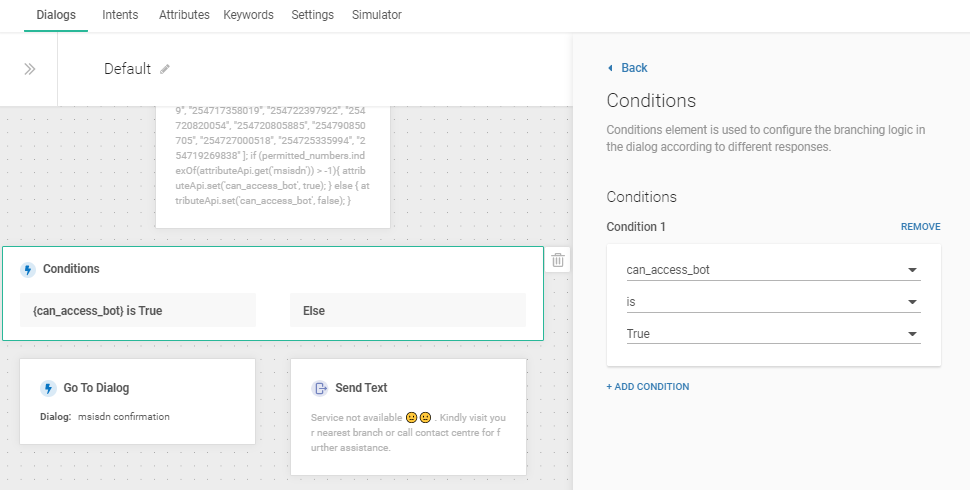 Code in Coding Element