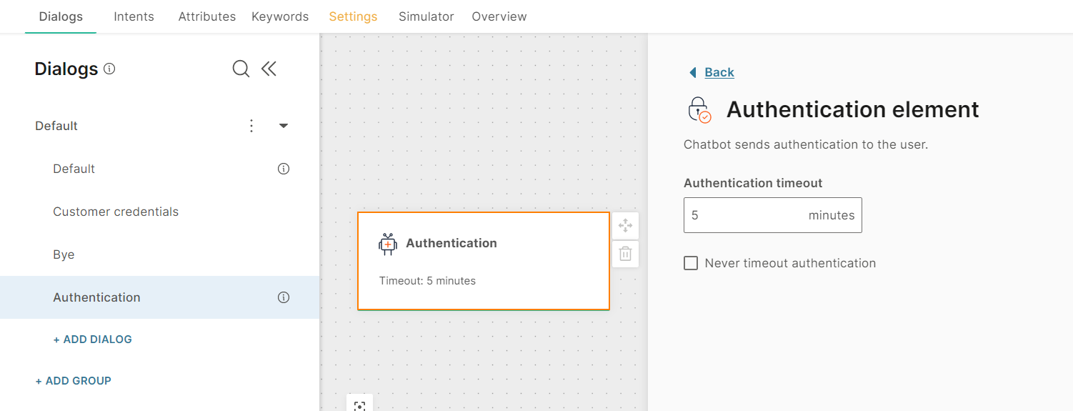 Create Secured Chatbot