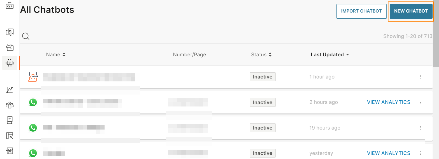 Create a Chatbot from a Template