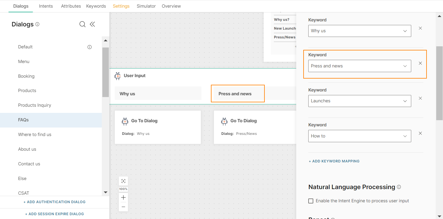 Create a Chatbot from a Template