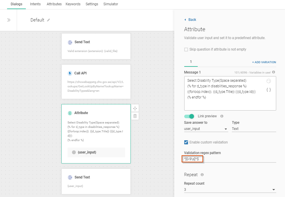 Code in Coding Element