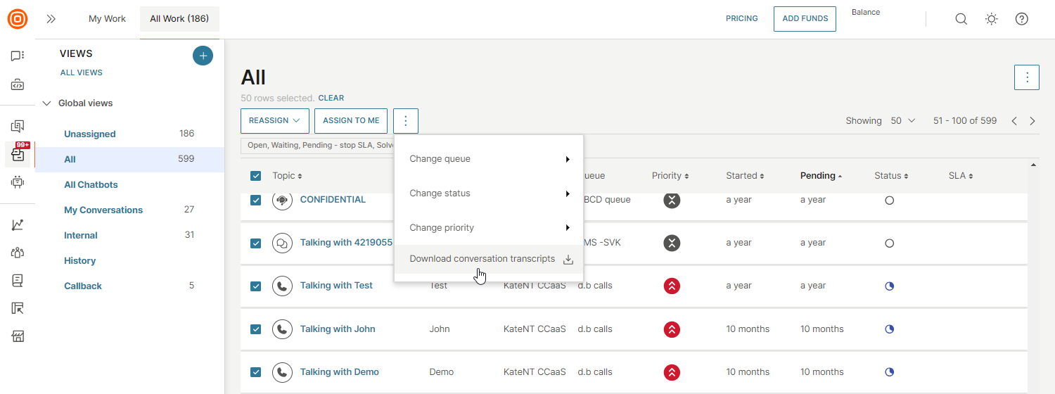 Get to Know Conversations