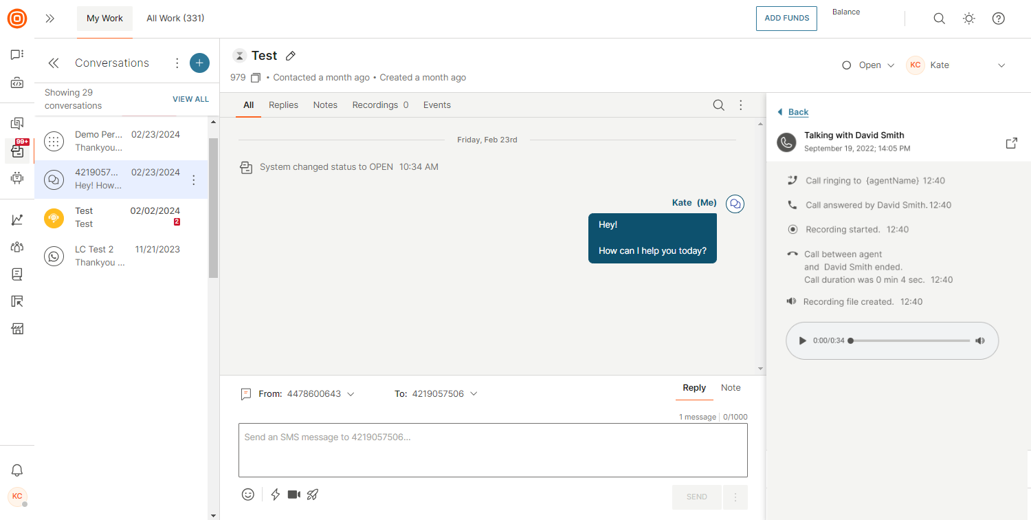 Conversations: Agent Guide