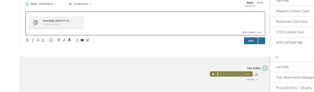 Conversations: Agent Guide