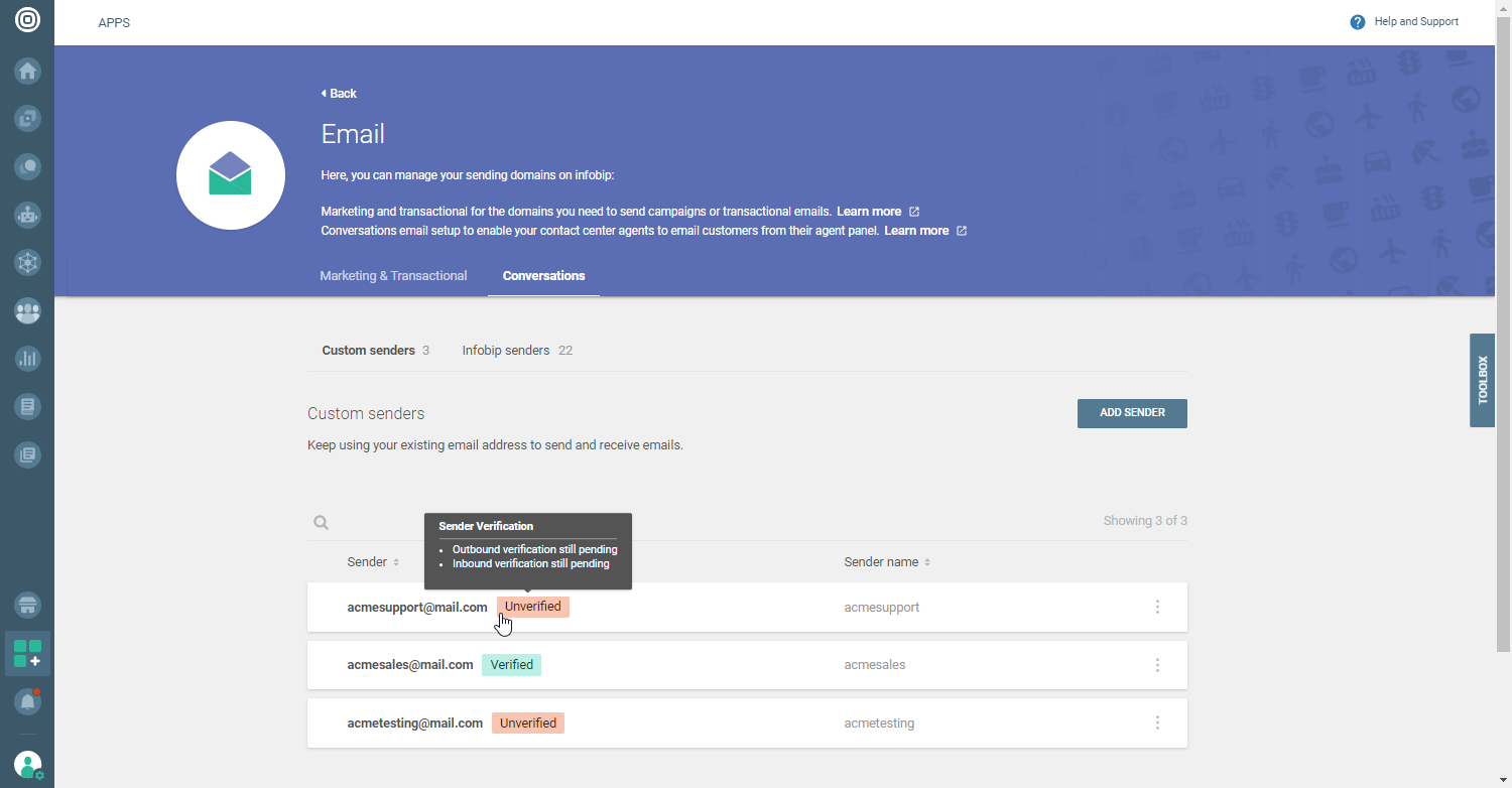 Conversations: Digital Channels