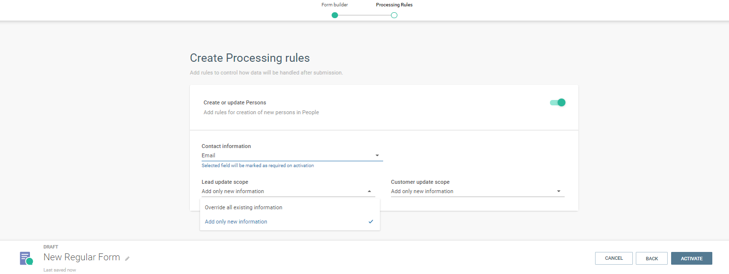 Forms Data Processing