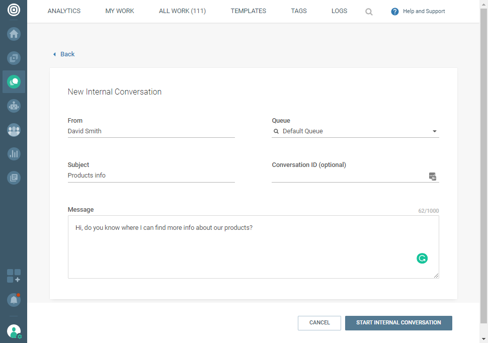 Get to Know Conversations