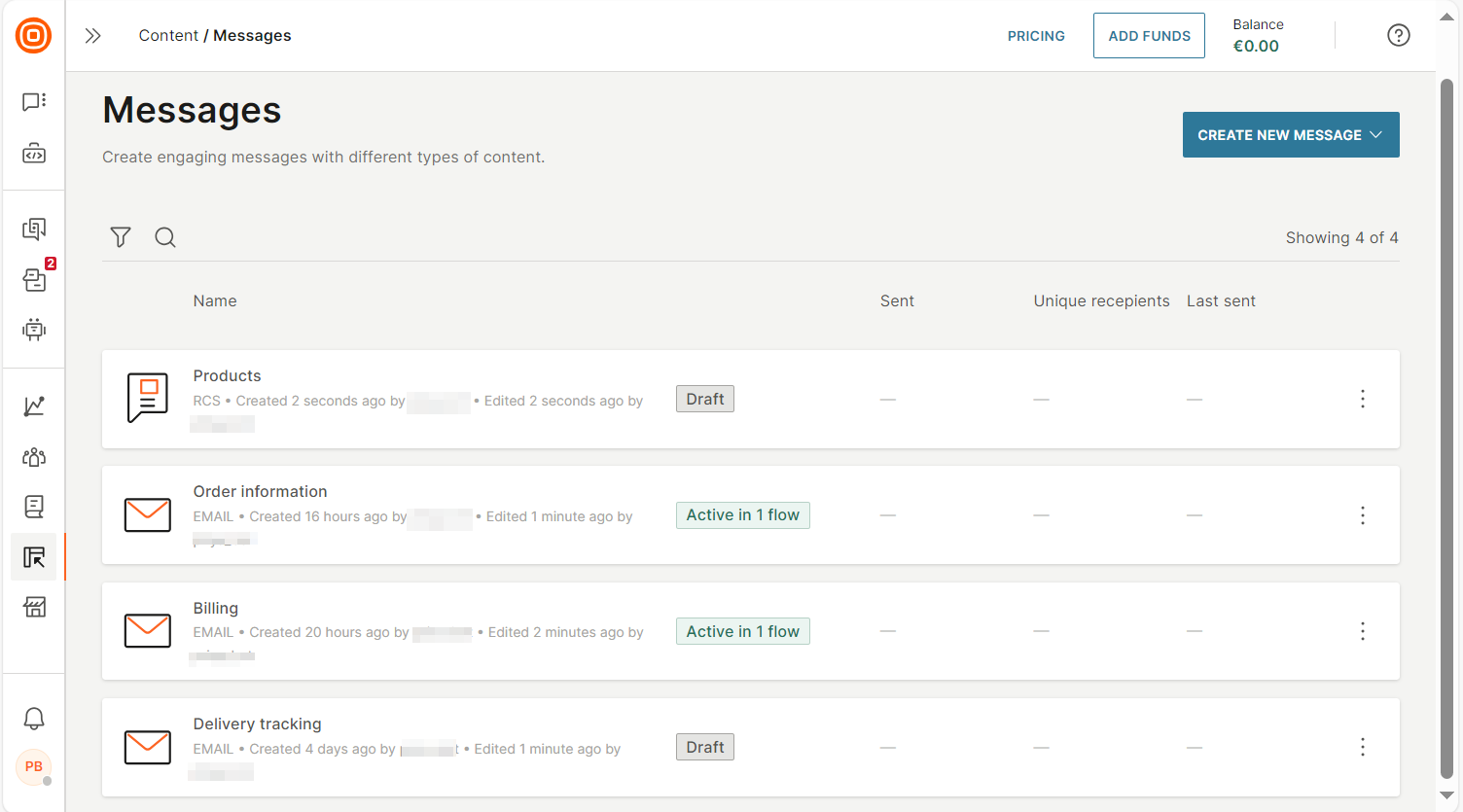 Getting started with Messages