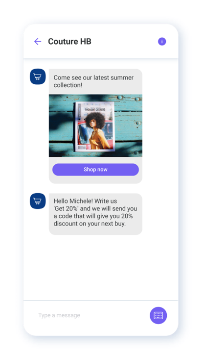 Message Types using Viber Business Messages