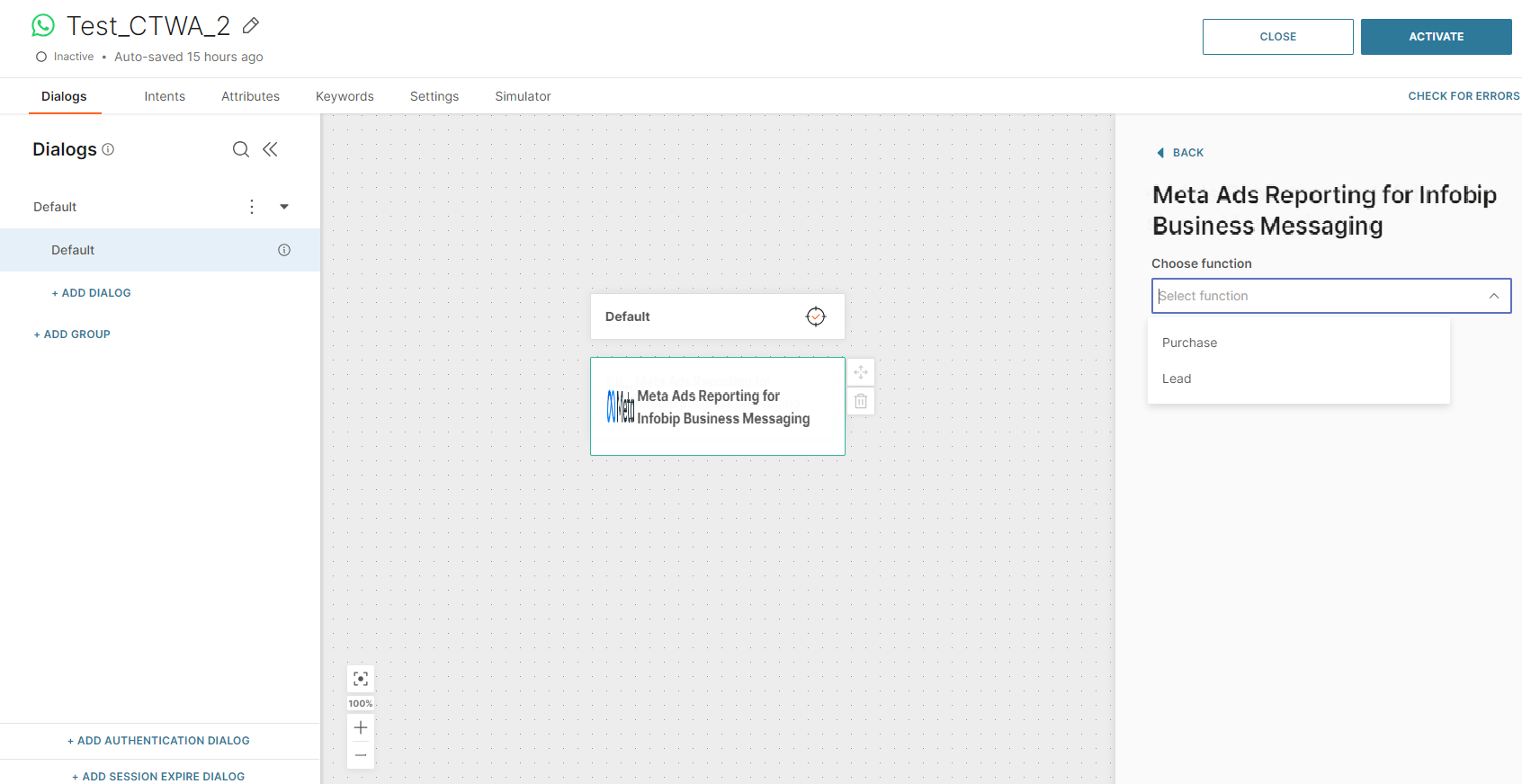 Meta Ads Reporting for Infobip Business Messaging